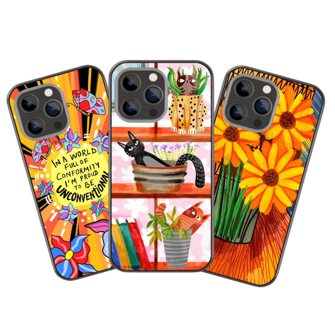 Hand-Drawn Phone Cases – Original Art for Your Phone – sillycanvas