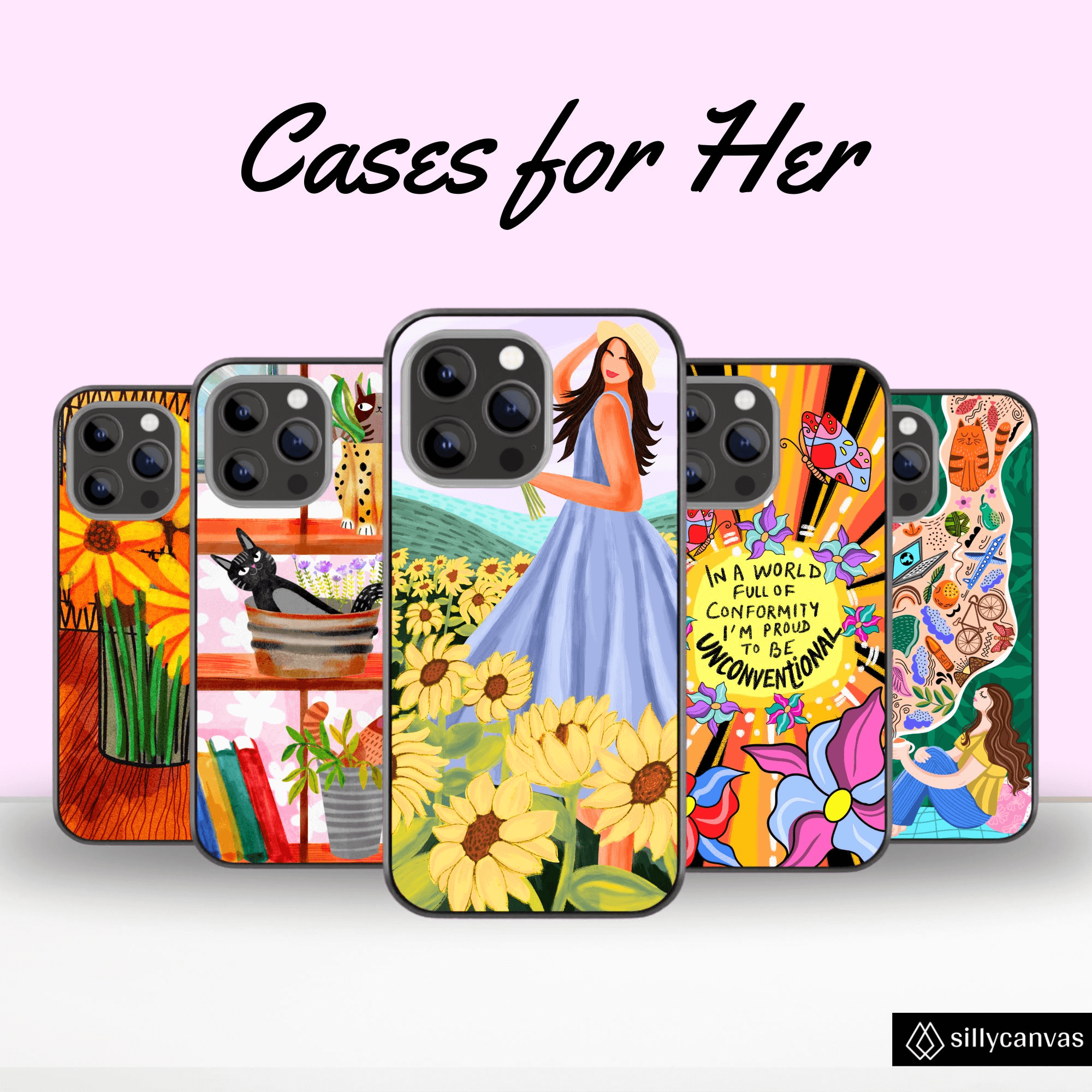 Cute & Trendy Phone Cases for Girls – sillycanvas