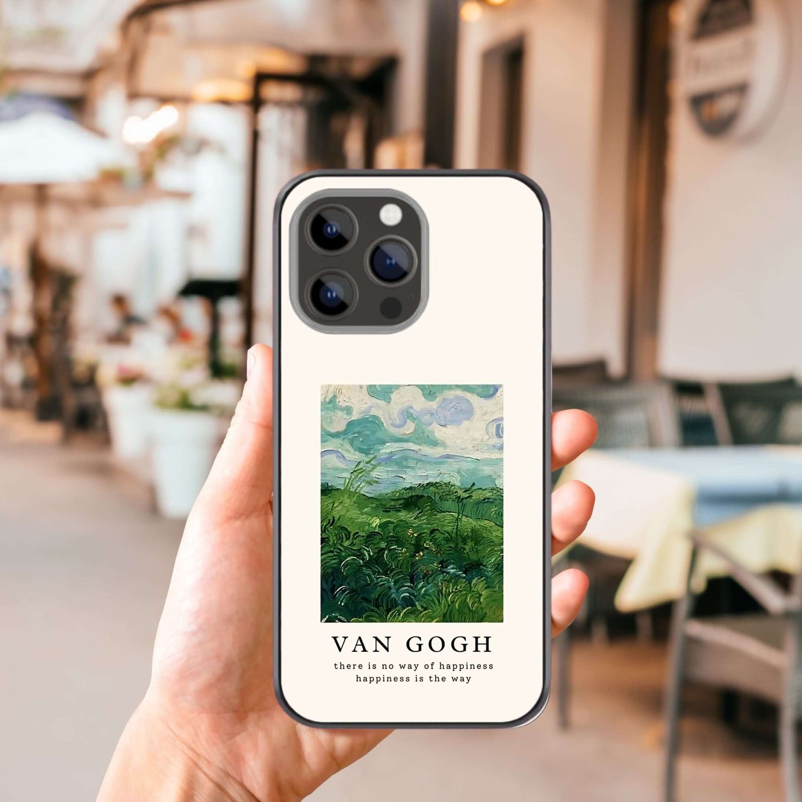 Custom Message- Van Gogh Glass Case – sillycanvas